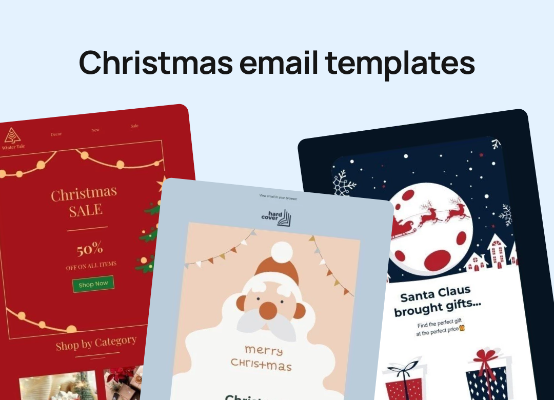 61 Christmas Email Templates 📭 | Free Christmas HTML Email Template ...