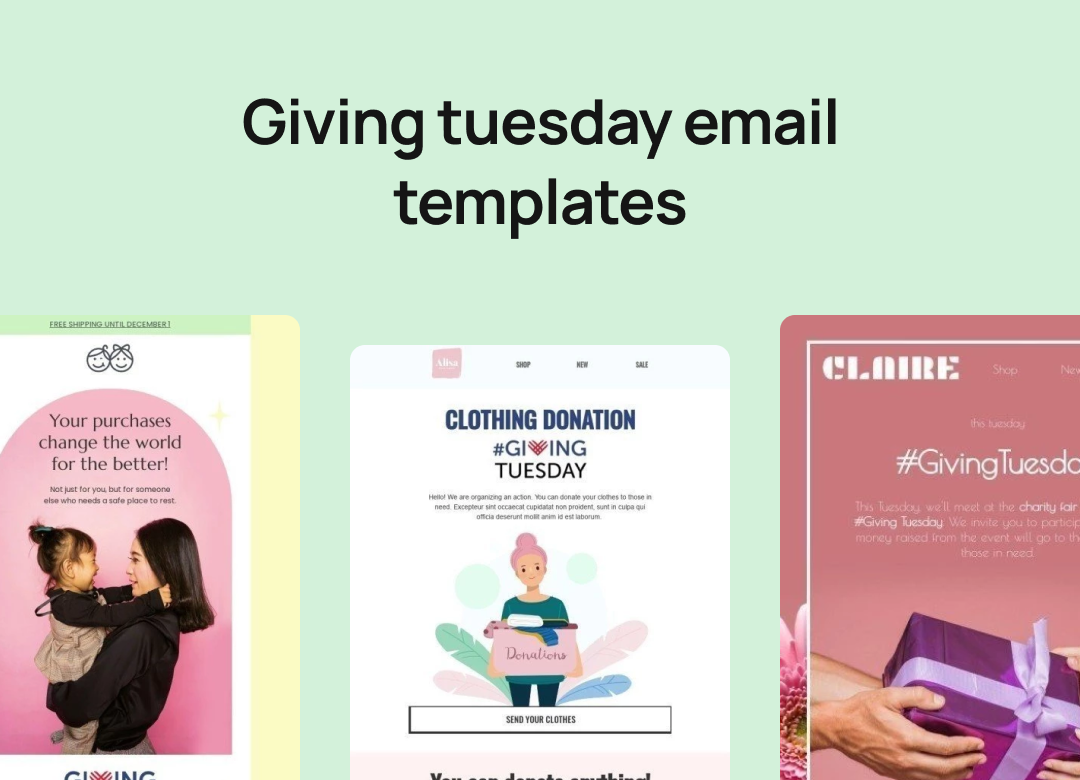 Giving Tuesday Email Templates 📭 | Free Giving Tuesday HTML Email ...