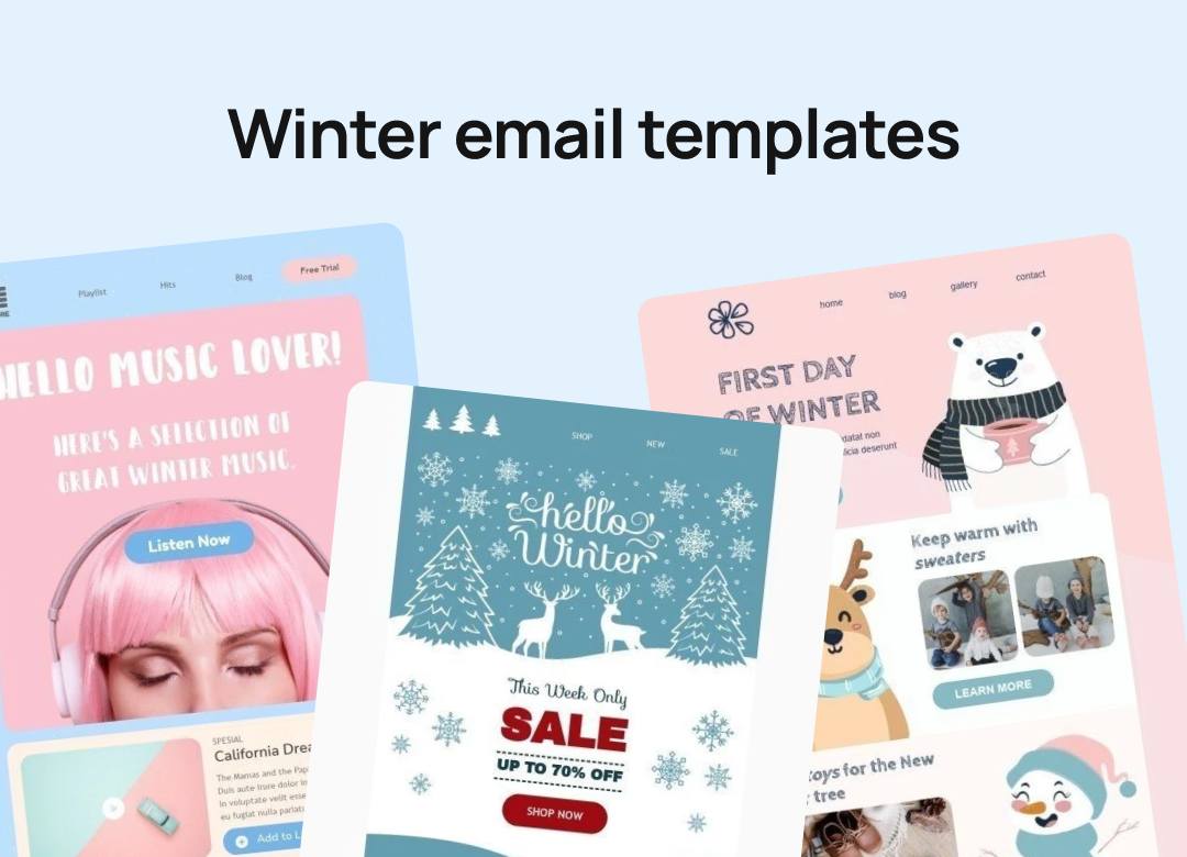 Winter Email Templates 📭 | Free Winter HTML Email Template — Stripo.email ️