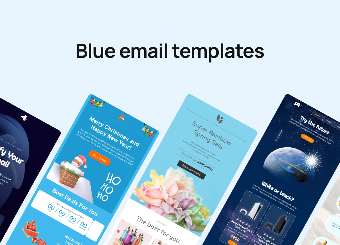 39 Blue Email Templates 📭 | Free Blue HTML Email Template — Stripo.email ️