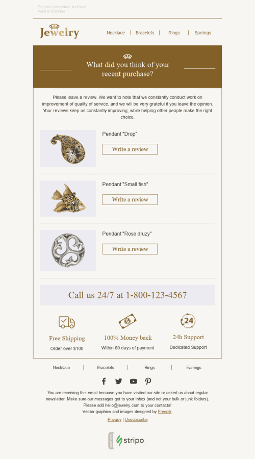 Your Opinion Email Template by Stripo.email