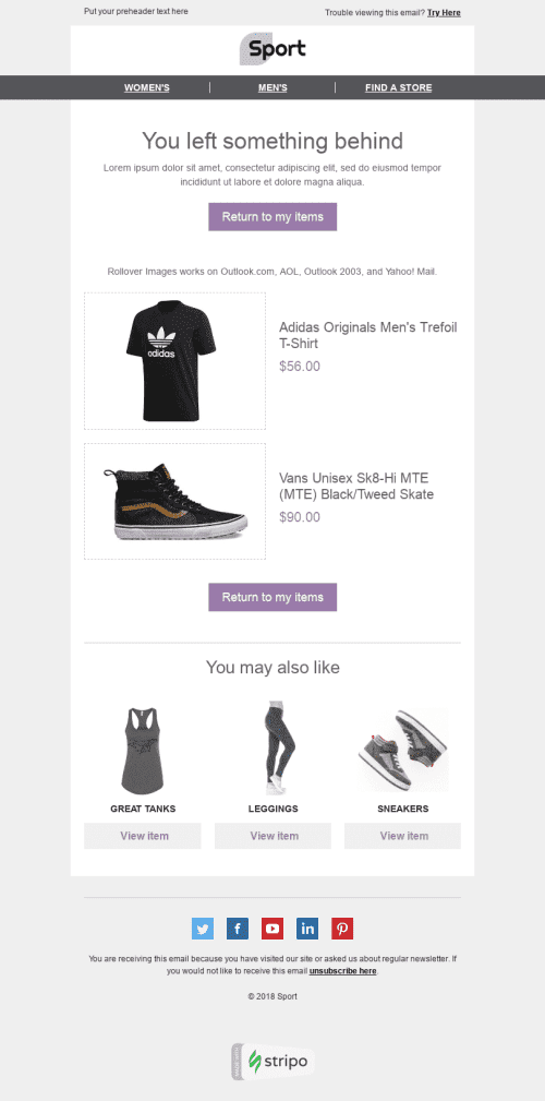 Good Clothes Email Template by Stripo.email