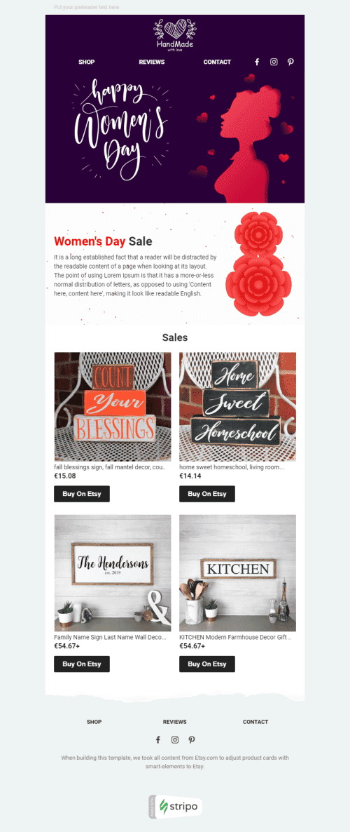 Women's Secrets Email Template by Stripo.email