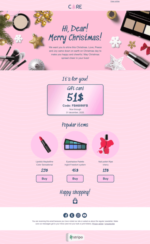 Women's joys Email Template by Stripo.email