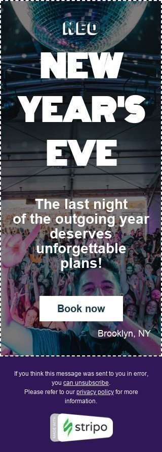 New year's eve Email Template by Stripo.email