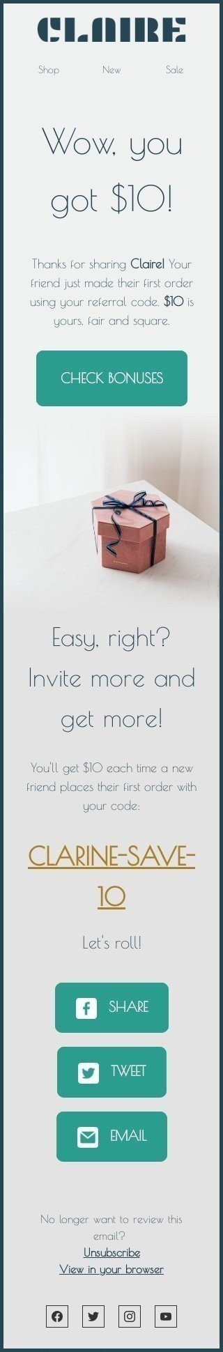 Thanks for sharing Email Template by Stripo.email