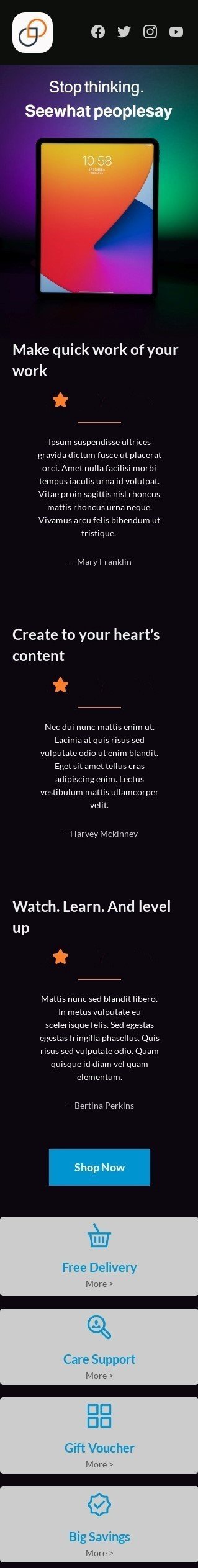 See what people say Email Template by Stripo.email