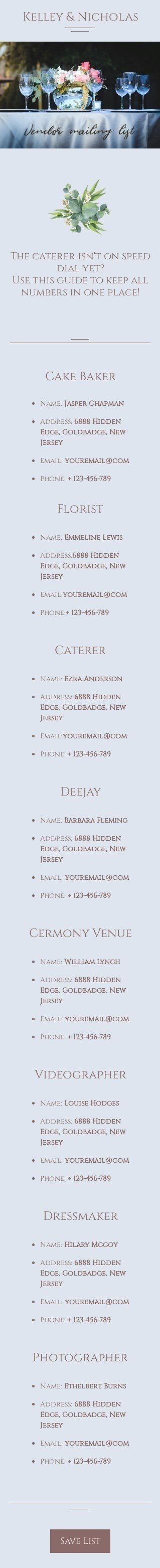 Vendor mailing list Email Template by Stripo.email