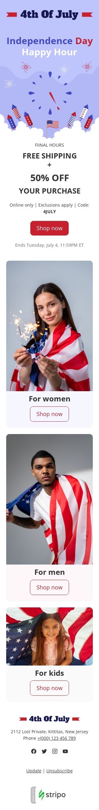 Final hours Email Template by Stripo.email