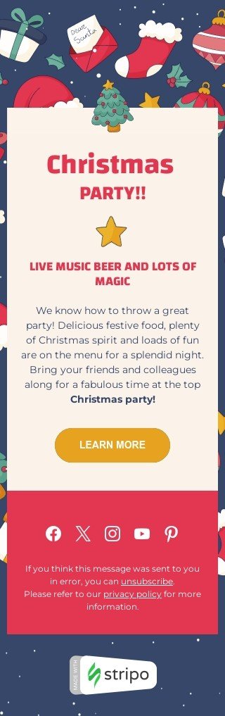 Miracles at Christmas Email Template by Stripo.email