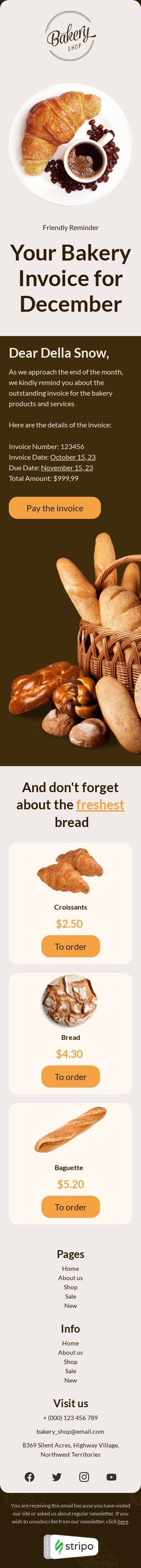 Friendly reminder Email Template by Stripo.email